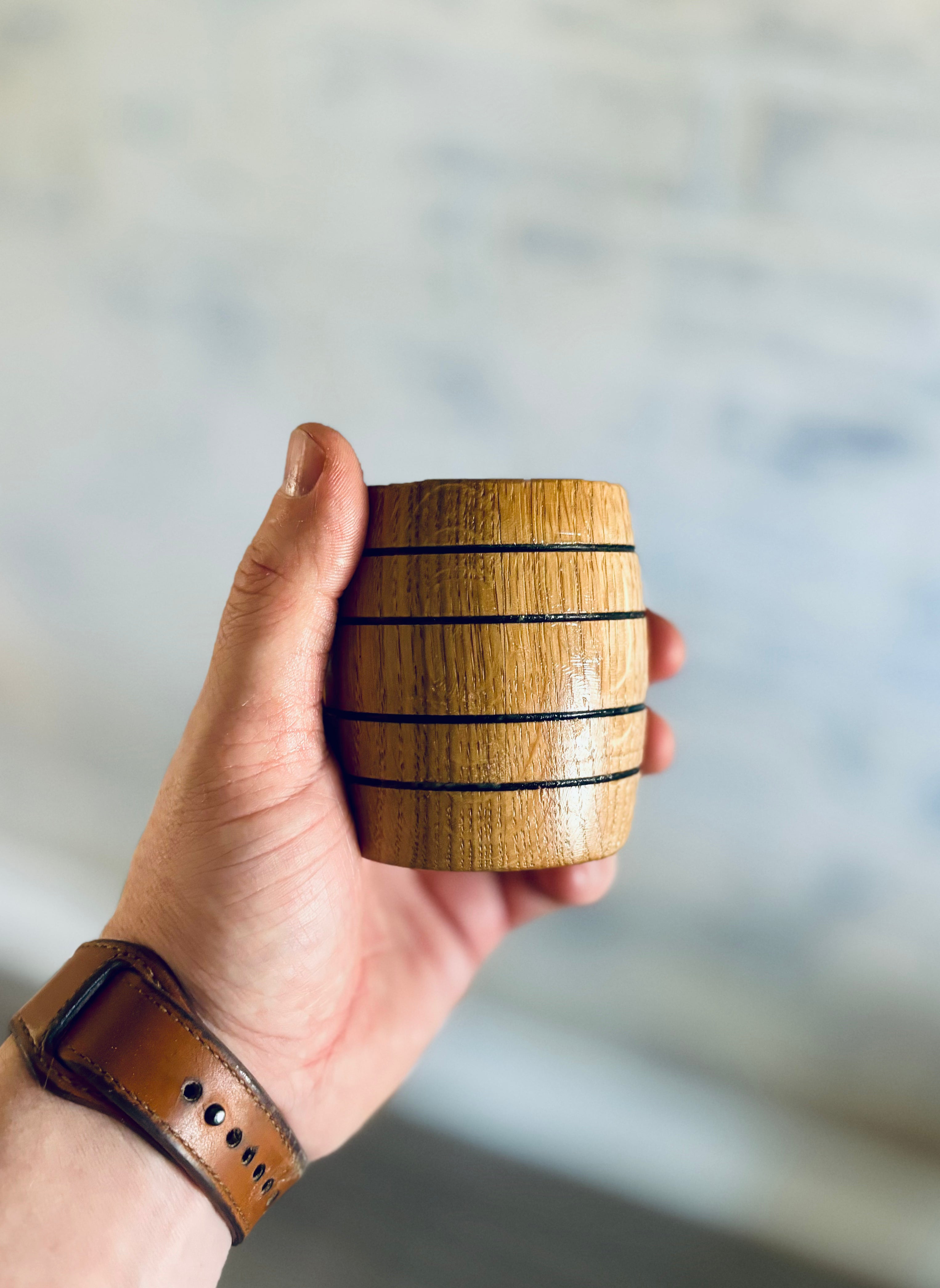 Whiskey Barrel Oak Tumbler | Wood Whiskey Tumbler | Wood Whiskey Glass ...